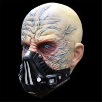 China 3D Latex Realistic Headgear Bald Human Face Full Head Creative for sale
