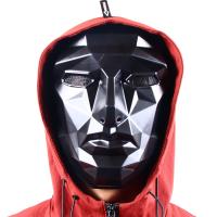 China Squid Game Movie Costume Masks Full Face Unisex Square Circle Triangle Pattern for sale