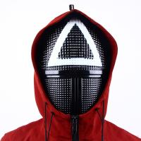 China Squid Game Movie Costume Masks Full Face Unisex Square Circle Triangle Pattern for sale