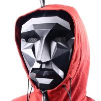 China Squid Game Cosplay Mask Resin Adult Halloween Party Masquerade Head Mask Custom Size for sale
