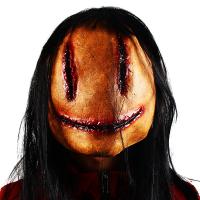 China Realistic Masquerade Latex Halloween Ghost Face Mask 22*28CM for sale