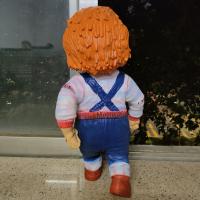 China 1:1 Scale Chucky Replica Horror Figurine 45CM Eco Friendly Latex Halloween Prop for sale