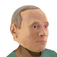 China Joe Biden Putin Halloween Latex Mask Eco Friendly Realistic 22x32cm Adult Costume for sale