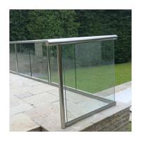 China House Modern Plexiglass Fence Stainless Steel Swimming Pool Handrail Glass Spigot Railing Design for sale