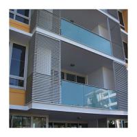 China Stainless steel u base deck glass panels price aluminium railing for balcony for sale