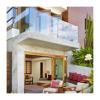 China 15mm u base frameless glass staircase fancy balcony railing for sale