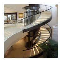 China Aluminium shoe base for glass balustrade handrail with glass aluminum deck stair railing for sale