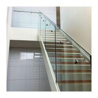 China Aluminium shoe base for glass balustrade handrail with glass aluminum deck stair railing for sale
