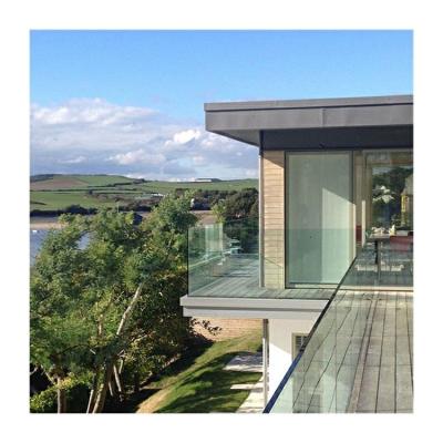 China CE 25mm aluminium shoe base glass railing no top rail for sale