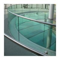 China CE 25mm aluminium shoe base glass railing no top rail for sale