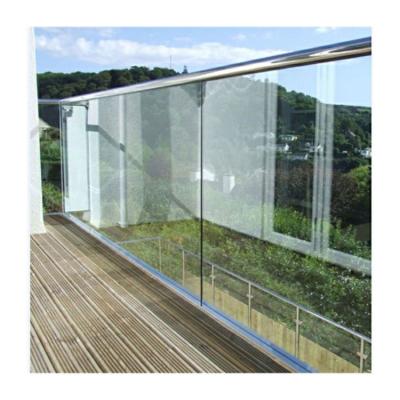 China U channel handrail glass balustrade sizes contemporary balcony railings for sale