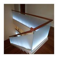 China Glass aluminium balcony railing outside glass railings fence and patio contractors for sale