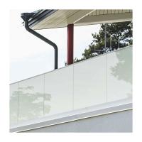 China Glazing u channel cheap glass balustrade installing balcony railing for sale