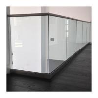 China Aluminium balustrade systems glass railing standoff fittings small privacy fence for patio for sale
