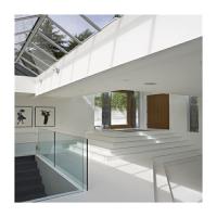 China Fiber 8mm aluminium u base glass stair guard for sale
