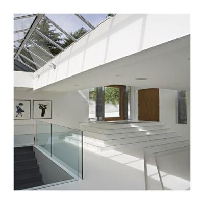 China Fiber 8mm aluminium u base glass stair guard for sale