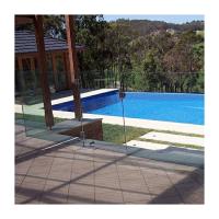 China Aluminium channel for glass balustrade glass railing thickness railings for concrete patio for sale