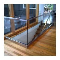 China Stainless steel shoe base sizes glass railing holder outdoor patio handrails for sale