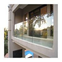 China Fence u channel glass patch fittings australia glass handrails for balcony for sale