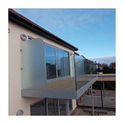 China Anodized aluminum u channel clamps to hold glass aluminium balcony balustrades for sale