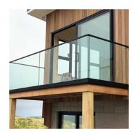 China Anodized aluminum u channel clamps to hold glass aluminium balcony balustrades for sale