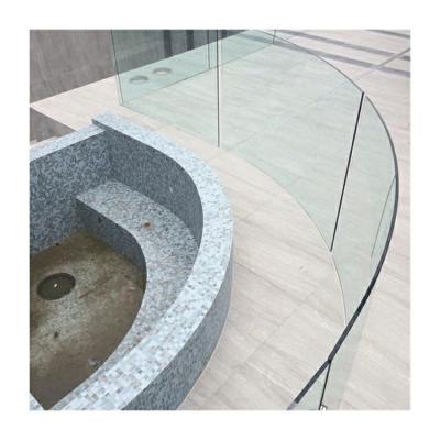 China Multilayer aluminium shoe base for glass balustrade staircase glass railing detail for sale