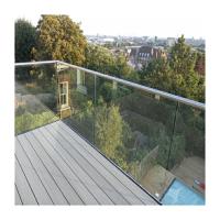 China Multilayer aluminium shoe base for glass balustrade staircase glass railing detail for sale