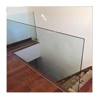 China Aluminium u base for glass balustrade exterior glass handrail white patio railing for sale