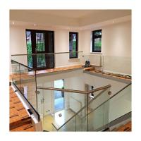 China 8mm aluminium channel cheap glass balcony railings patio with railing for sale