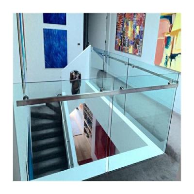 China Safety aluminium u channel for 10mm glass railing clamps for sale