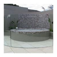China AS stainless u channel laminated glass railing for sale
