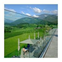 China Led aluminum u channel for glass railing clips for sale