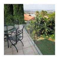 China ANSI Z97 anodized aluminum u channel glass railing detail drawing for sale