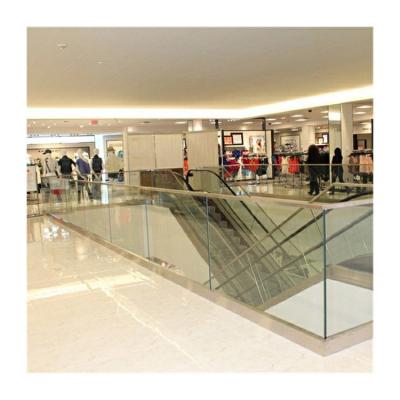 China Glass aluminum channel side mounted glass railing guard rail for second floor patio door for sale