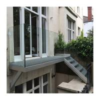 China Ultra white aluminium u channel for glass fence detail for sale