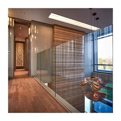 China Sgp laminated 8mm aluminium shoe base glass railing suppliers for sale