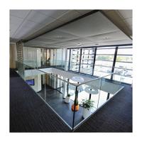 China Alum shoe base indoor glass railing systems exterior patio door safety railing for sale