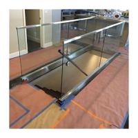 China Alum shoe base indoor glass railing systems exterior patio door safety railing for sale