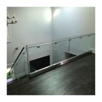 China Alum shoe base indoor glass railing systems exterior patio door safety railing for sale