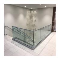 China Aluminium glazing channel sizes glass railing in balcony outdoor patio railings for sale
