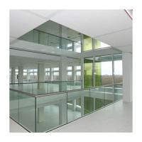 China 18mm aluminium channel glass railing company railing for concrete patio for sale