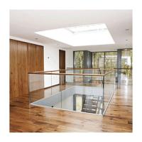 China Stainless steel shoe base glass railings toronto raised patio need railing for sale
