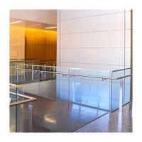 China 8mm aluminium u channel exterior glass guardrail black patio railing for sale