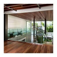 China Aluminum shoe base for glass railing components small fence around patio for sale