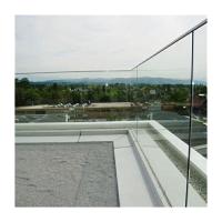 China Clear glass u channel stainless railing systems glass for sale
