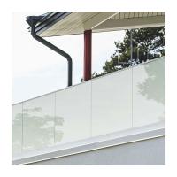 China U base for 10mm glass toughened glass panels for balcony tinted balcony glass for sale