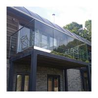 China U base support glass balcony cost tinted glass balcony for sale