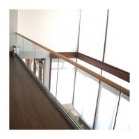 China Shoe base for glass stair railings interior stainless steel patio railings for sale