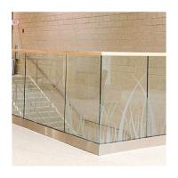 China Shoe base for glass stair railings interior stainless steel patio railings for sale