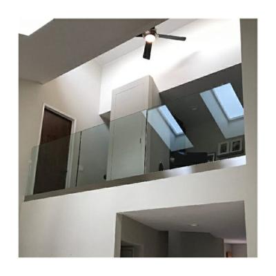 China Aluminum glazing channel glass railing mounting clips small patio fencing for sale